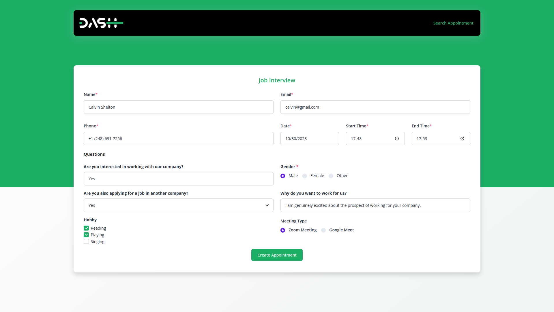 Software Details | Dominant