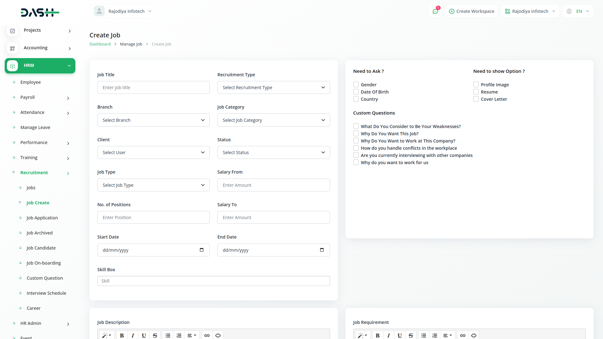 Software Details | Dominant